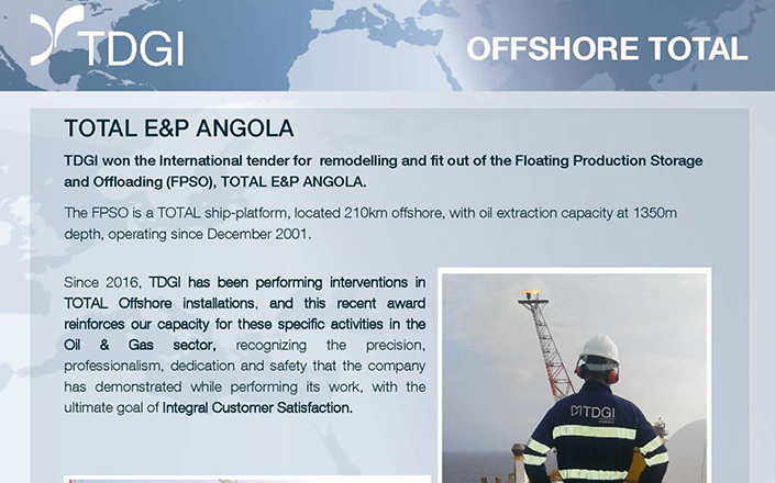 TOTAL E&P ANGOLA | TDGI Moçambique